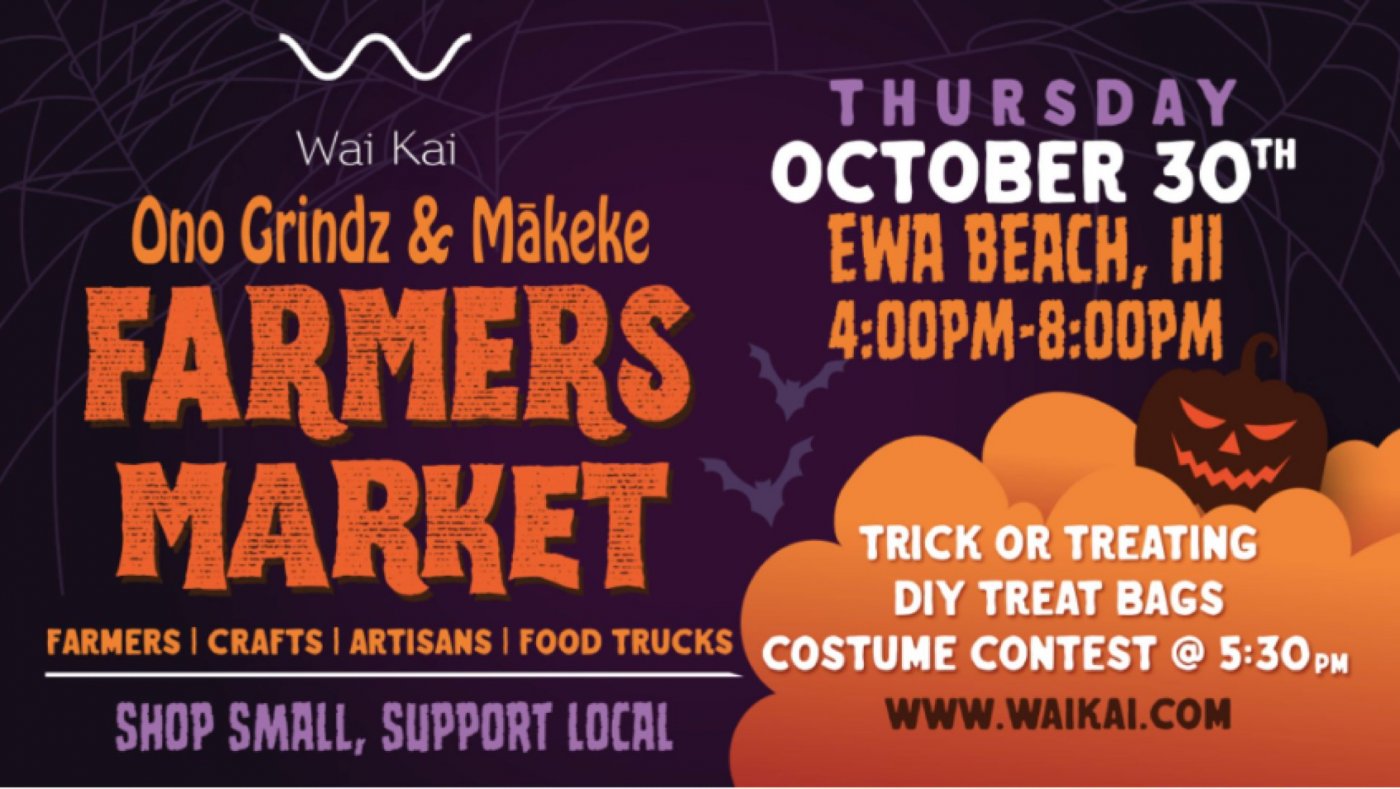 Halloween edition of Thursday Farmers Market Tickets at Ono Grindz and ...