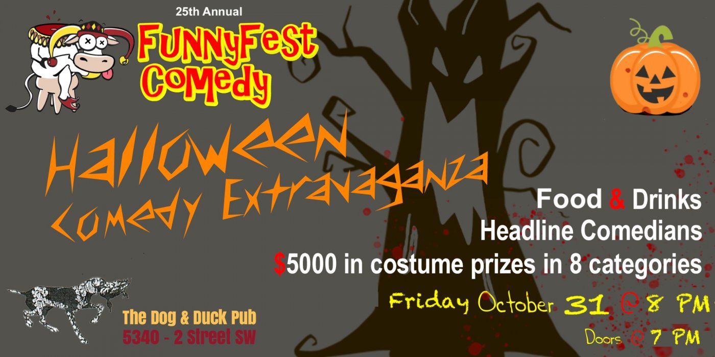 FunnyFest Halloween Comedy Extravaganza - 2 Headline Comedians AND ...